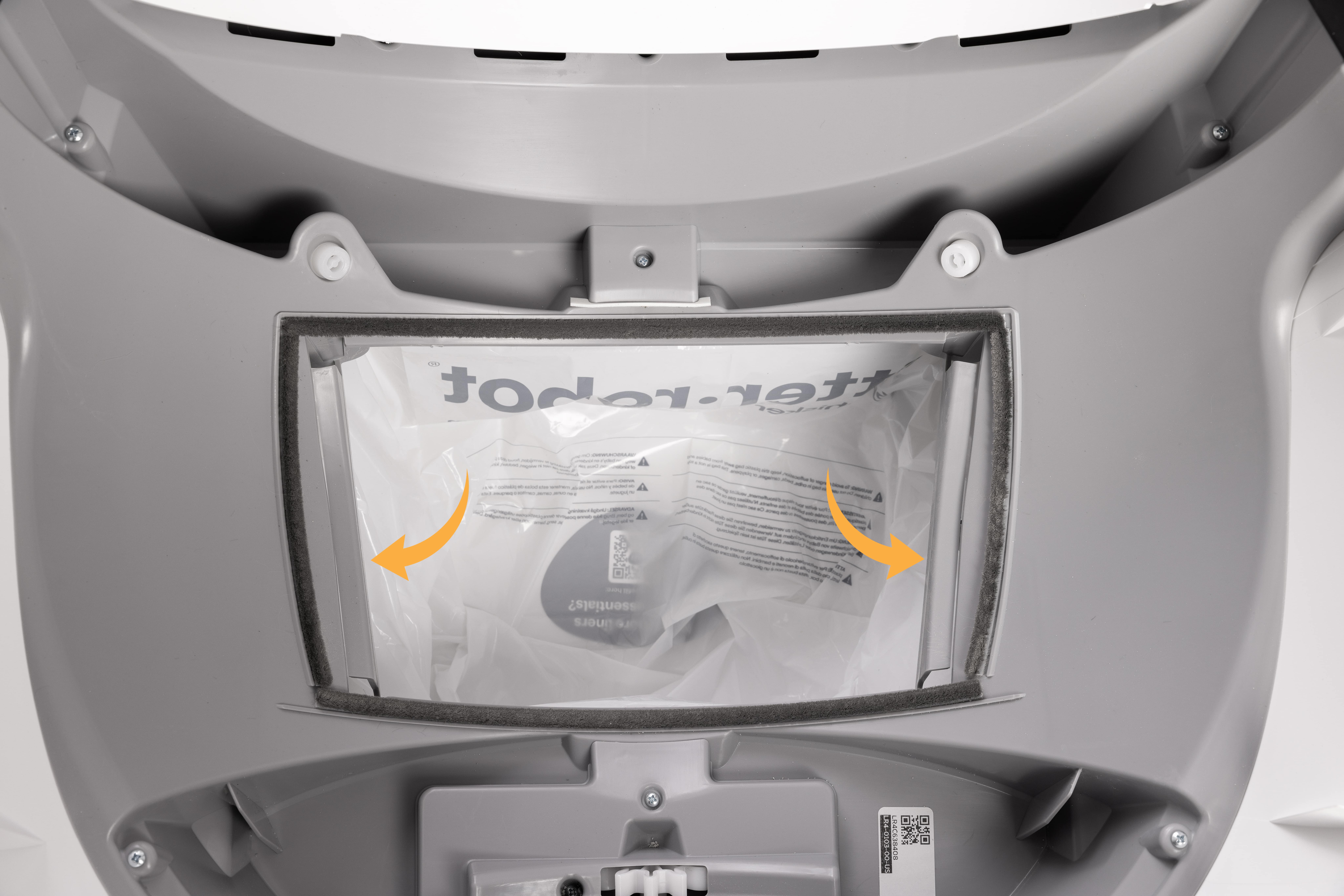 Litter-Robot 4 Red Ping Pong Motion in Drawer | Litter-Robot