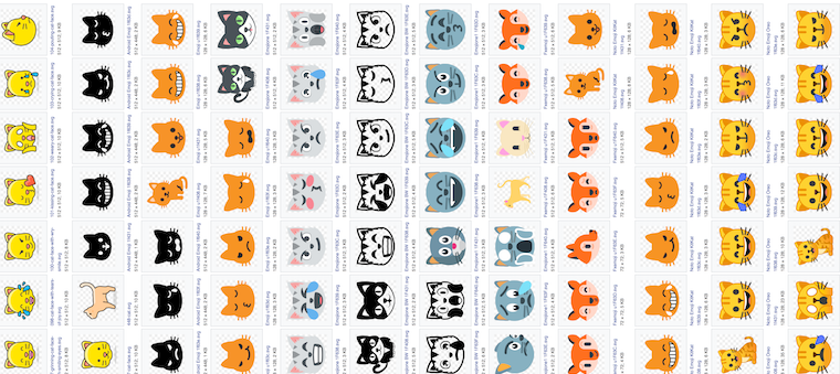 Cat Face Emoticon Japanese